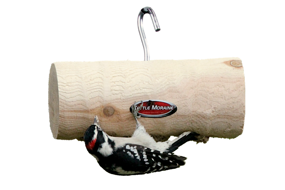 Mini Cedar Suet Log – Kettle Moraine Woodworking Inc